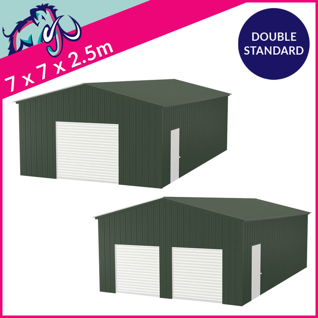 Double Standard Apex Garage Gable Access – 7 x 7 x 2.5m ...