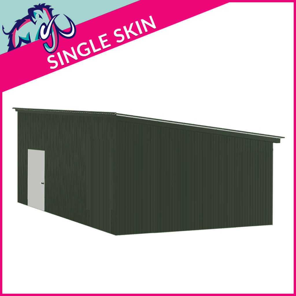 Double Standard Pent Garage Gable Access – 7 x 7 x 2.5m ...